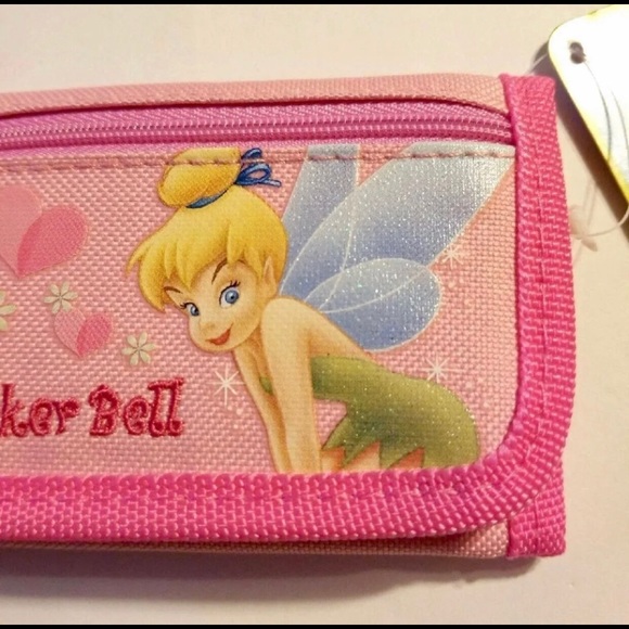 Disney | Toys | Disney Tinkerbell Pink Trifold Wallet | Poshmark